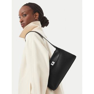 Calvin Klein Handtasche Calvin Klein Mix Media Shoulder Bag LV04F3886G Schwarz