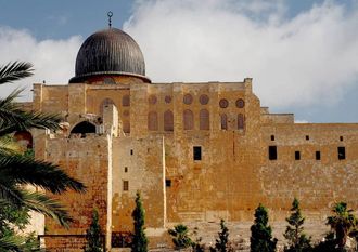 Calvendo Poster 42,0 x 29,7 cm Querformat Al-Aqsa-Moschee, Poster DIN A3 quer| Bilder, Kunstdruck, Wandbild, Wanddeko, Prints ohne Rahmen