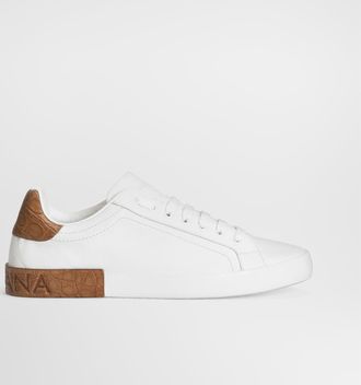 Dolce & Gabbana Sneaker Portofino Aus Kalbsleder - Mann Sneakers Mehrfarbig 40