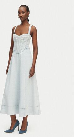 Bardot Bardot Jeanskleid Lilah 91413DB2 Blau Regular Fit
