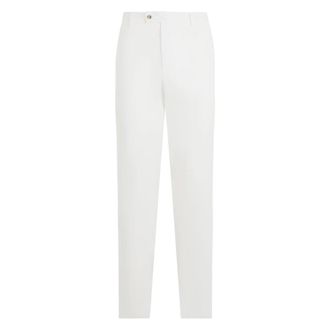 Philipp Plein Linen Joy Fit Hose - - Trousers - Herren - Wei&szlig; - 3XL
