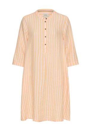 Camel Active Damen Mittellanges Kleid mit R&uuml;ckenfalte Orange, Womenswear-XXL