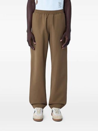 Lacoste Runway elasticated-waist track pants - Marron