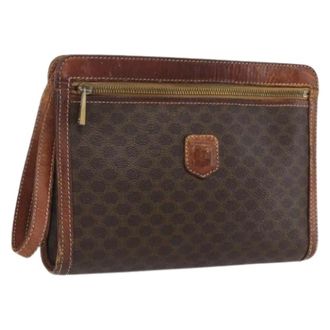 Celine Sac Clutch Vintage Pre-owned - Femme - Pre-owned - Brun - Taille: ONE Size
