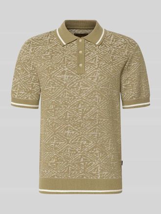 Jack & Jones Regular Fit Poloshirt im Allover-Look