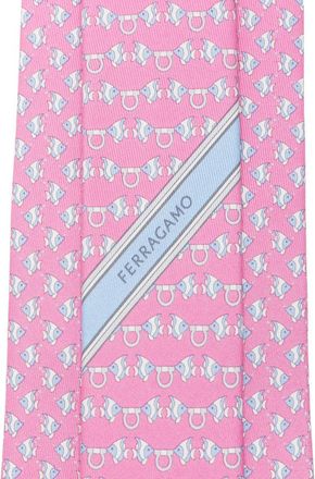 Ferragamo Rosa Necktie - Pink