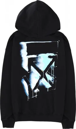 Off-white Logo-Print Cotton Sweatshirt - Black