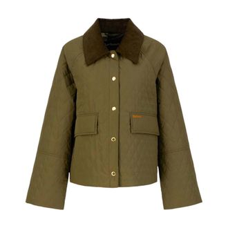 Barbour Kirby Quilt Jacket - - Jackets - Damen - Gr&uuml;n - L