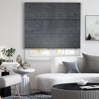 Chicology R&ouml;mische Lampenschirme f&uuml;r Fenster, r&ouml;mische Fensterschatten, Fensterbehandlungen, Fensterblenden f&uuml;r Zuhause, Polyester-Fensterschatten, Lexington Pe