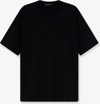 Dolce & Gabbana Cotton T-shirt with embossed DG logo - DOLCE & GABBANA - gender_Man