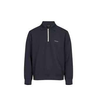 A|X Armani Exchange Sweatshirt &agrave; col zipp&eacute; &agrave; logo