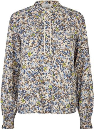 Masai Femme, Blouses et Chemises, Multicolore, Taille: 46 FR Long Sleeve Collared Shirt