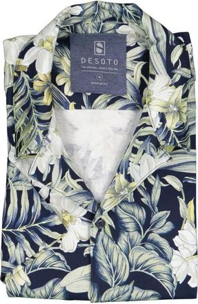 DeSoto Herren Hemden gr&uuml;n gebl&uuml;mt