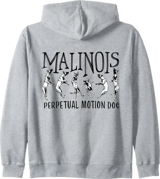 Creativemotions Belgischer Malinois Perpetual Motion Dog Kapuzenjacke