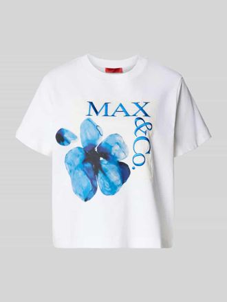 Max & Co. Boxy Fit T-Shirt aus reiner Baumwoll Modell MAMBO