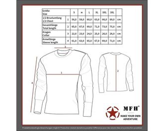 MFH Rundhalspullover Pullover, Troyer, blau, mit Rei&szlig;verschluss