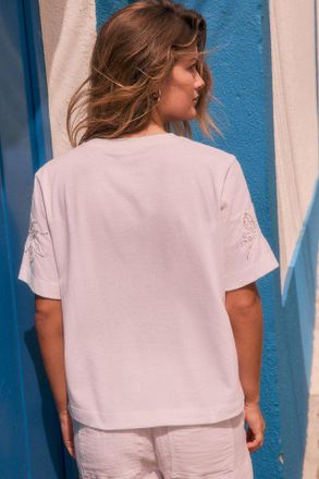 Next T-Shirt T-Shirt mit floralem Zierprint (1-tlg)
