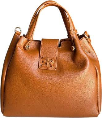 Ermanno Scervino Femme, Sacs, Brun, Taille: ONE Size Small Tote Vally