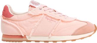 Pepe Jeans London Damen Once Twill Sneak, Pink Powder Rose Pink, 36 EU