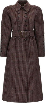 Chlo&eacute; Langer Mantel - Braun