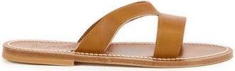 K.Jacques Mules plates Kalomira en cuir
