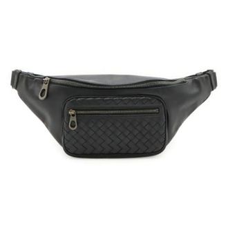 Bottega Veneta unisex, Pre-owned, Noir, Taille: ONE Size Sac bandouli&egrave;re en cuir Pre-owned