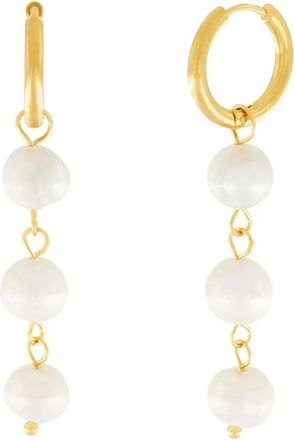 Dansk Copenhagen Elegante Perlenketten Ohrringe - - Accessories - Damen - Gelb - ONE SIZE
