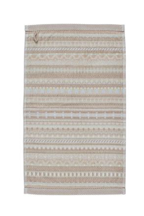 Pip Studio Geometric Print Gästehandtuch Sand 30x50cm (1 Stück)