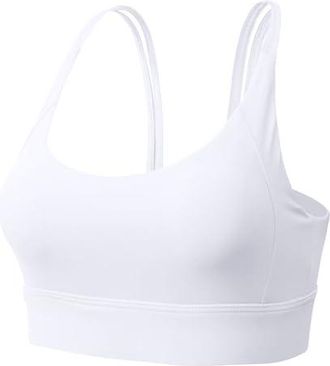 Generic Brassi&egrave;re de sport 2026 pour femme, rembourr&eacute;e, perfor&eacute;e, haute intensit&eacute;, blanc, XL