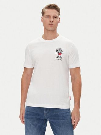 Joop JOOP! Jeans T-Shirt 15 JJJ-23Alonzo 30045691 Wei&szlig; Modern Fit