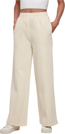 Urban Classics Damen Jogginghose Ladies Straight Pin Tuck Sweat Pants whitesand XL