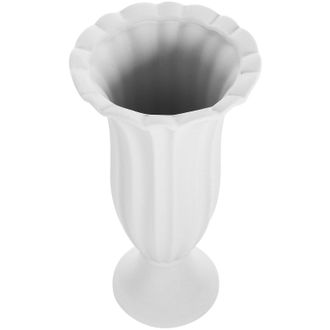 BESPORTBLE BAZEITFLOW Dekorative Grabvase Gedenkvase aus Keramik Gro&szlig;e R&ouml;mische S&auml;ulen Urne f&uuml;r Friedhofsblumen Frostbest&auml;ndiger Grabblumentopf f&uuml;r Gr&auml;ber und Ge