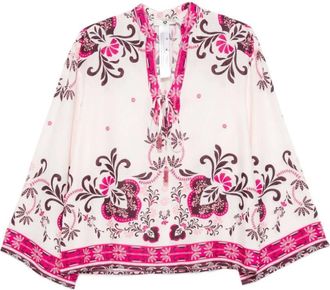 Twinset Femme, Blouses et Chemises, Multicolore, Taille: 38 FR Blouse