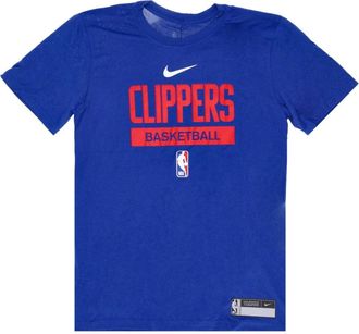 Nike NBA Dri-fit &Uuml;bung Tee Blau - - Sport - Herren - Blau - S