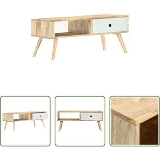 vidaXL vidaXL Mango - Couchtisch 90&times;50&times;40 cm Massivholz Mango