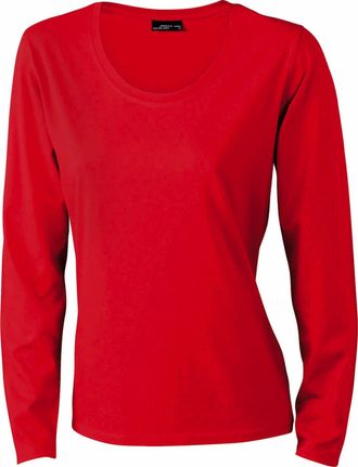 James & Nicholson Damen T-Shirt Langarmshirt XXX-Large red