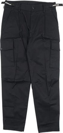 Moncler Homme, Pantalons, Noir, Taille: S Wide Pantalons