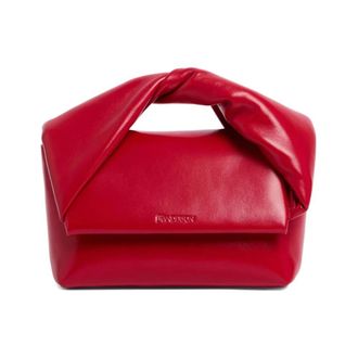 J.W.Anderson Karmesinroter Verdrehter Henkel Schultertasche - - Bags - Damen - Rot - ONE SIZE