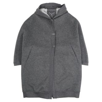 DIEGO M Femme, Manteaux, Gris, Taille: 40 FR Manteaux crois&eacute;s