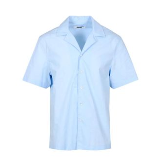 Mauro Grifoni Kurzarmhemd mit Knopfleiste - - Shirts - Herren - Blau - XL