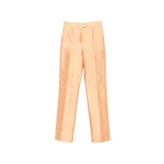 Valentino Pressed-crease Tailored Trousers