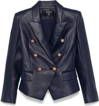 Balmain Sakko mit sechs Kn&ouml;pfen - Blau