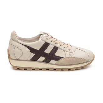 Hogan Homme, Chaussures, Beige, Taille: 41 EU H671 Baskets &agrave; lacets