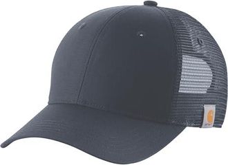 Carhartt Work in Progress Canvas Mesh Back Cap Casquette, Bleu Marine, Taille Unique Mixte