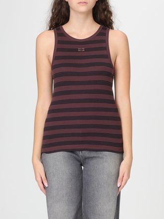 Ganni Top GANNI Femme couleur Marron