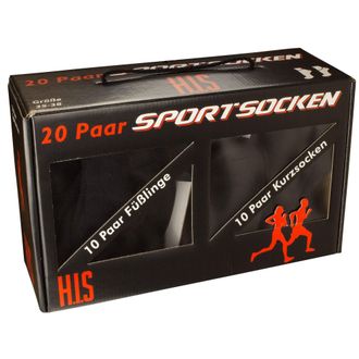 H.I.S neutral Kurzsocken Größe