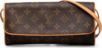 Louis Vuitton Hobo Bags - Monogram Pochette Twin GM - Gr. unisize - in Braun - f&uuml;r Damen