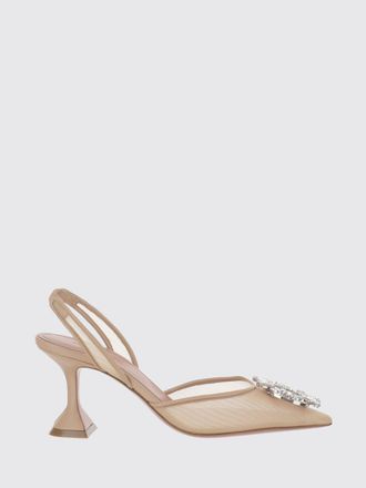 Amina Muaddi Escarpin Femme couleur Beige