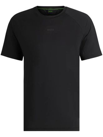 BOSS T-Shirt mit reflektierendem Detail - Schwarz