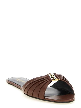 Saint Laurent Babylone Flat - Brown